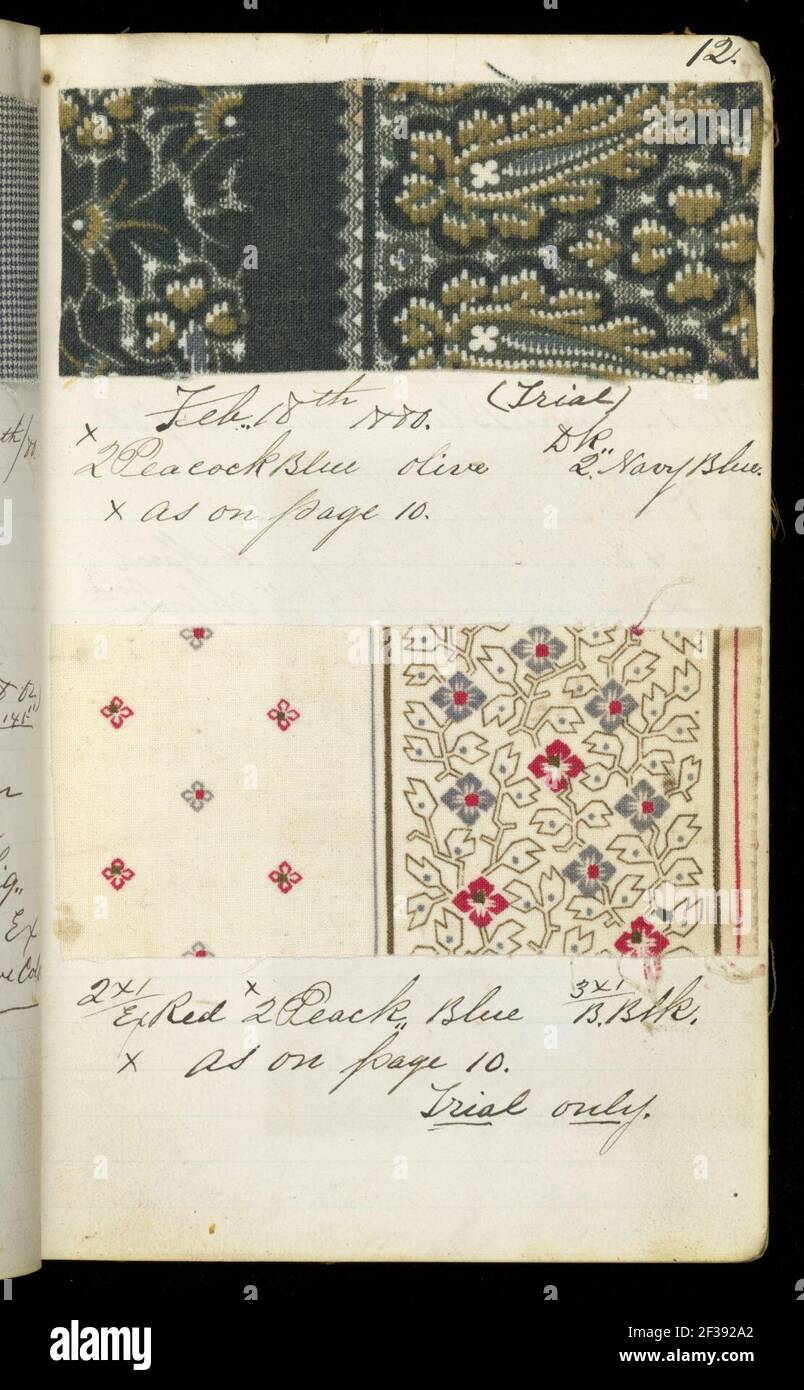 Printer's Sample Book (USA), 1880 Stock Photo - Alamy