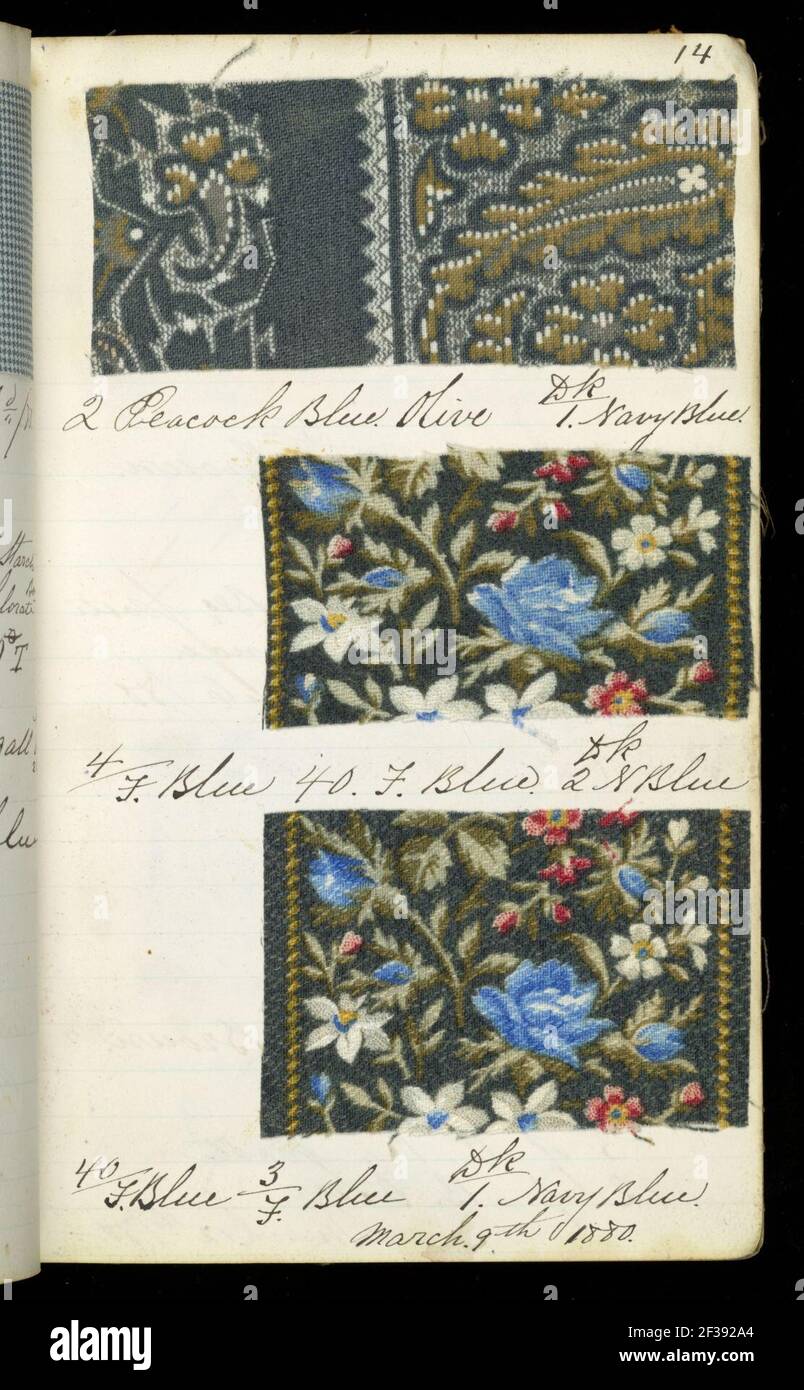 Printer's Sample Book (USA), 1880 Stock Photo - Alamy