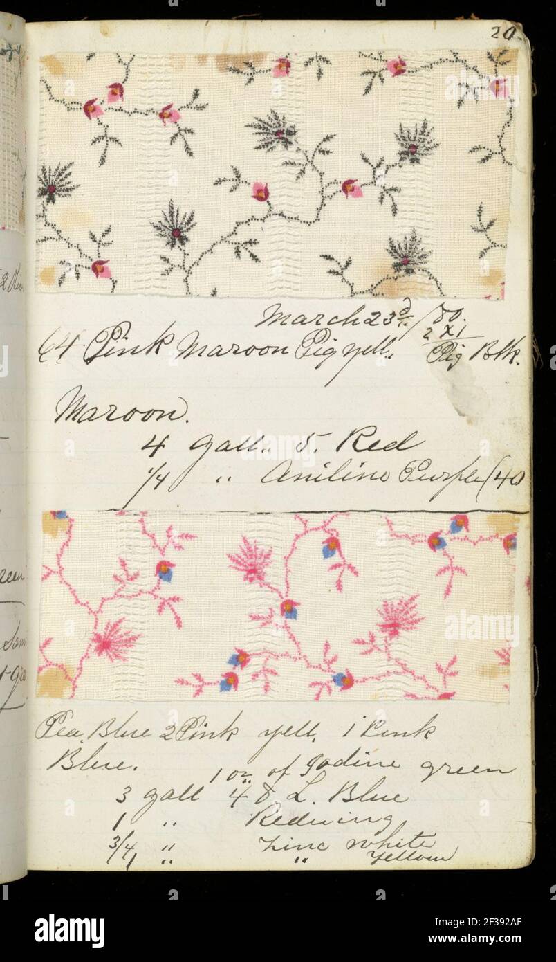 Printer's Sample Book (USA), 1880 Stock Photo - Alamy