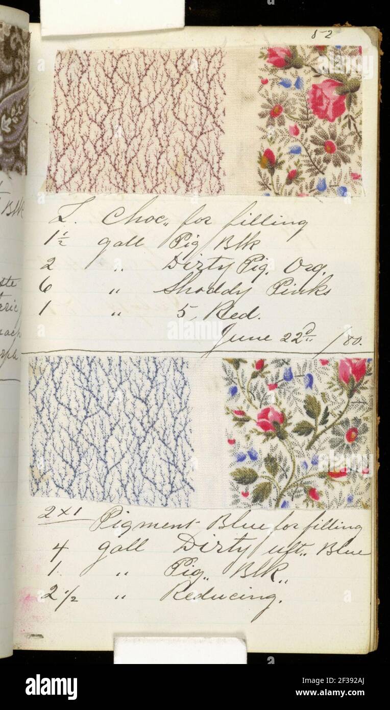 Printer's Sample Book (USA), 1880 Stock Photo - Alamy