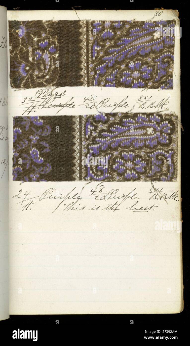 Printer's Sample Book (USA), 1880 Stock Photo - Alamy