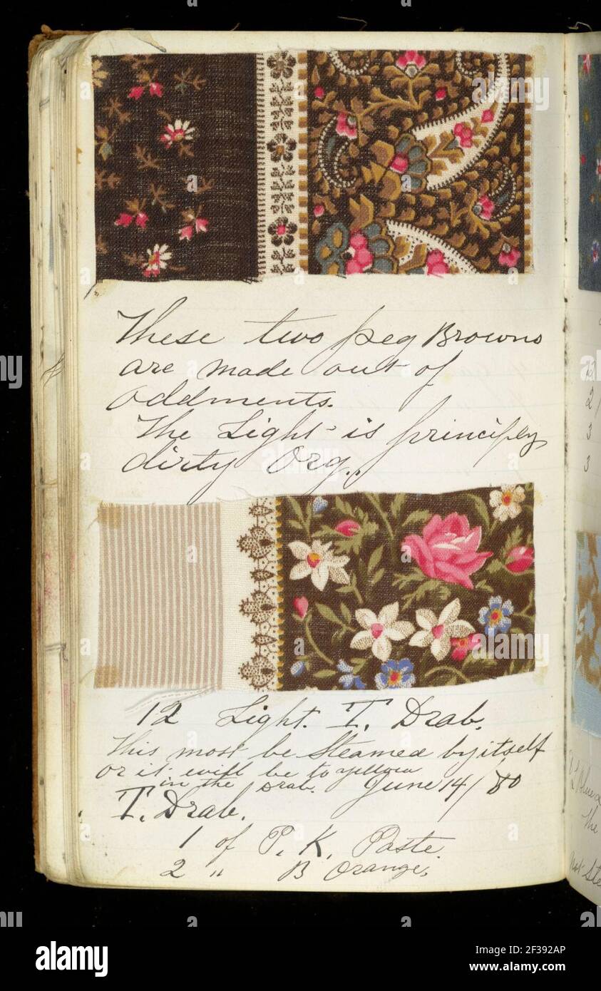 Printer's Sample Book (USA), 1880 Stock Photo - Alamy