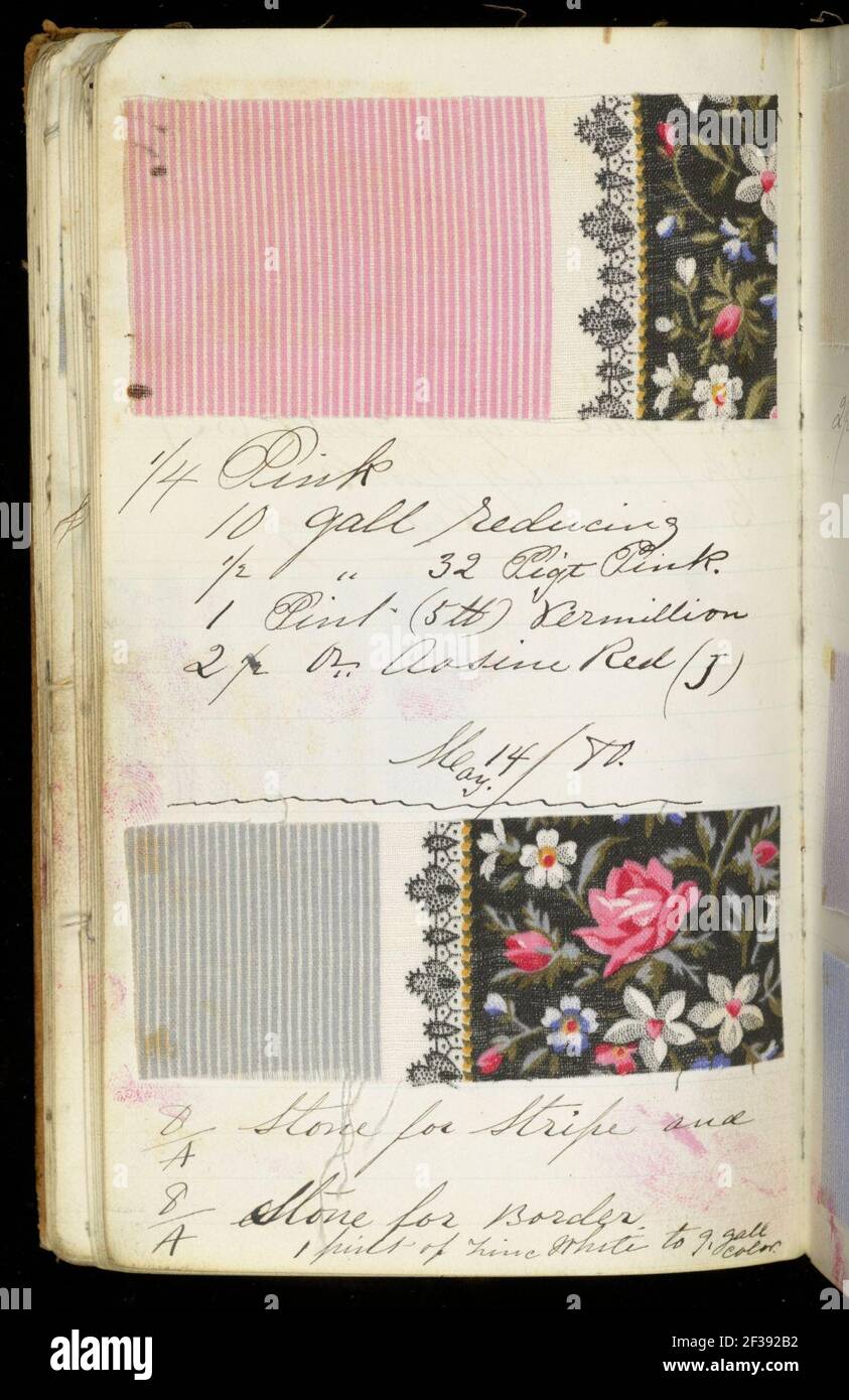 Printer's Sample Book (USA), 1880 Stock Photo - Alamy