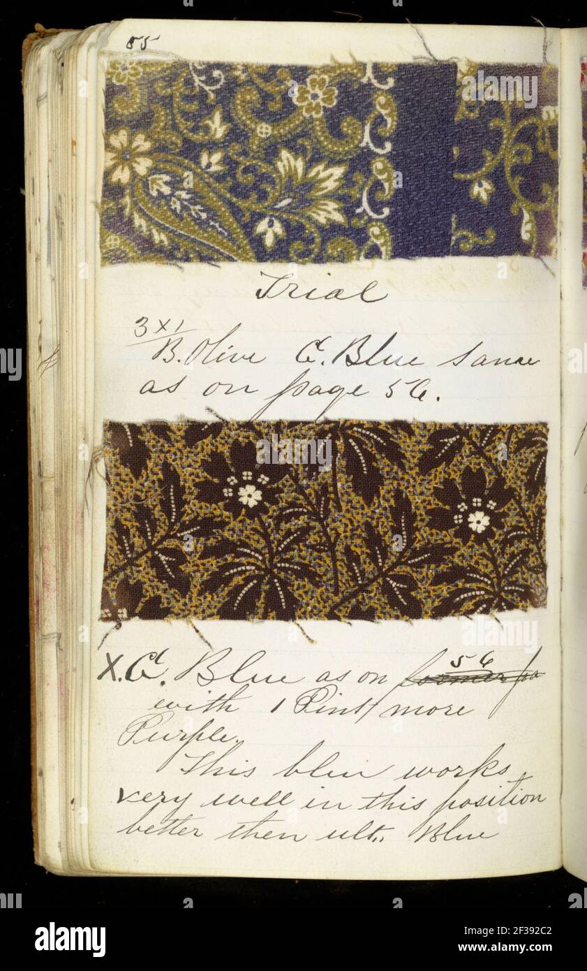 Printer's Sample Book (USA), 1880 Stock Photo - Alamy