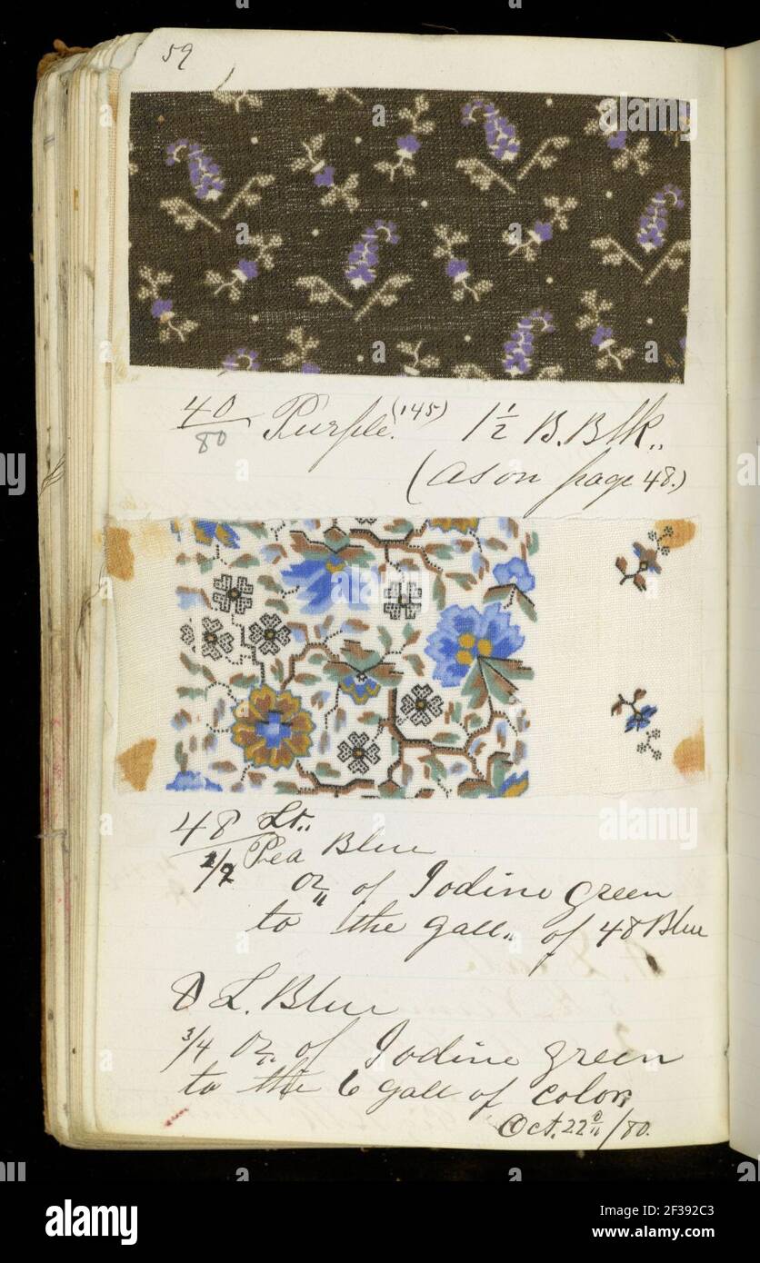 Printer's Sample Book (USA), 1880 Stock Photo - Alamy
