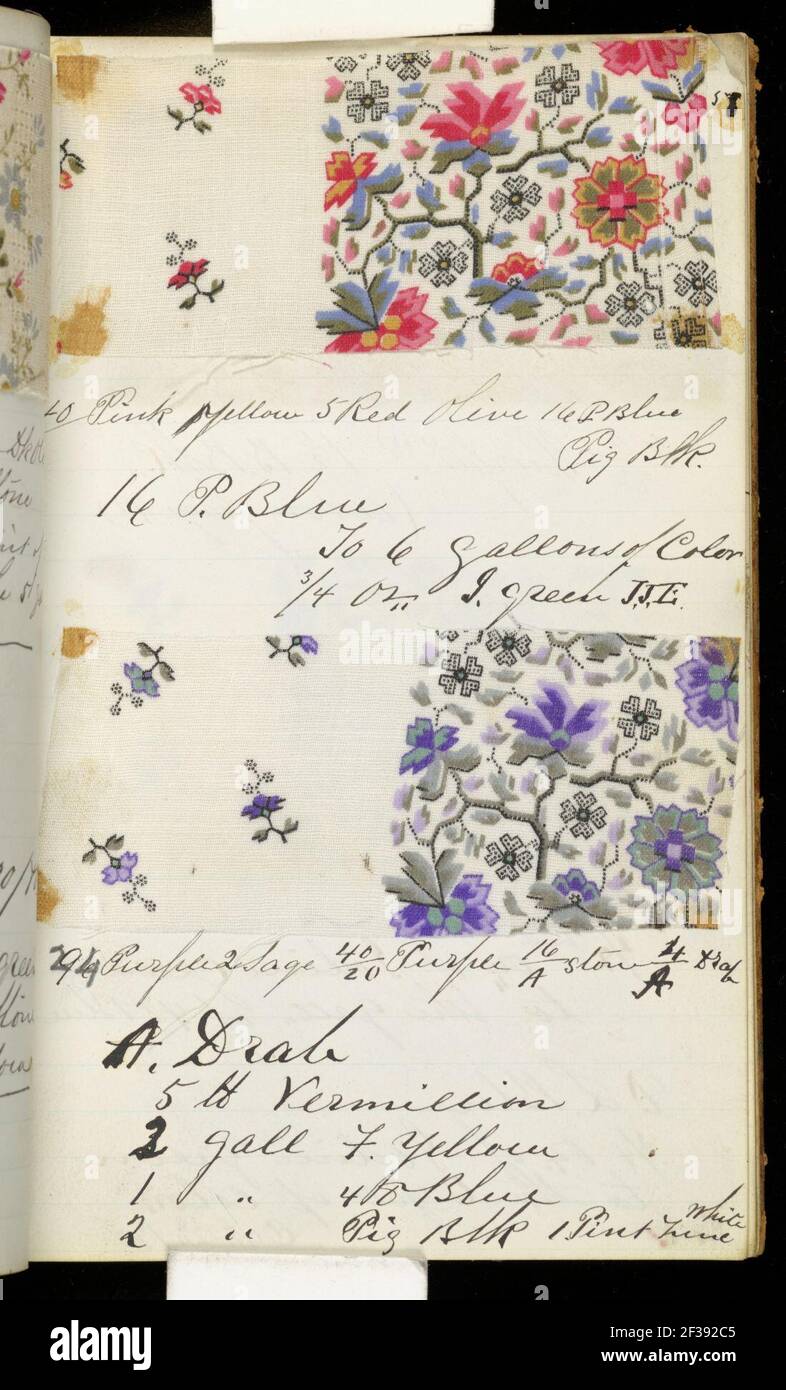 Printer's Sample Book (USA), 1880 Stock Photo - Alamy