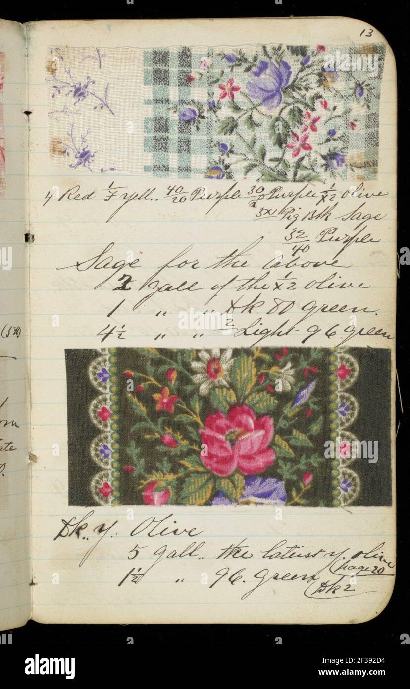 Printer's Sample Book (USA), 1880–81 Stock Photo - Alamy