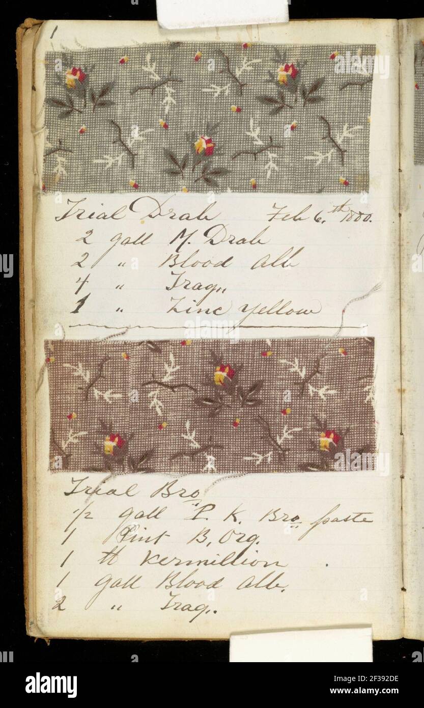 Printer's Sample Book (USA), 1880 Stock Photo - Alamy