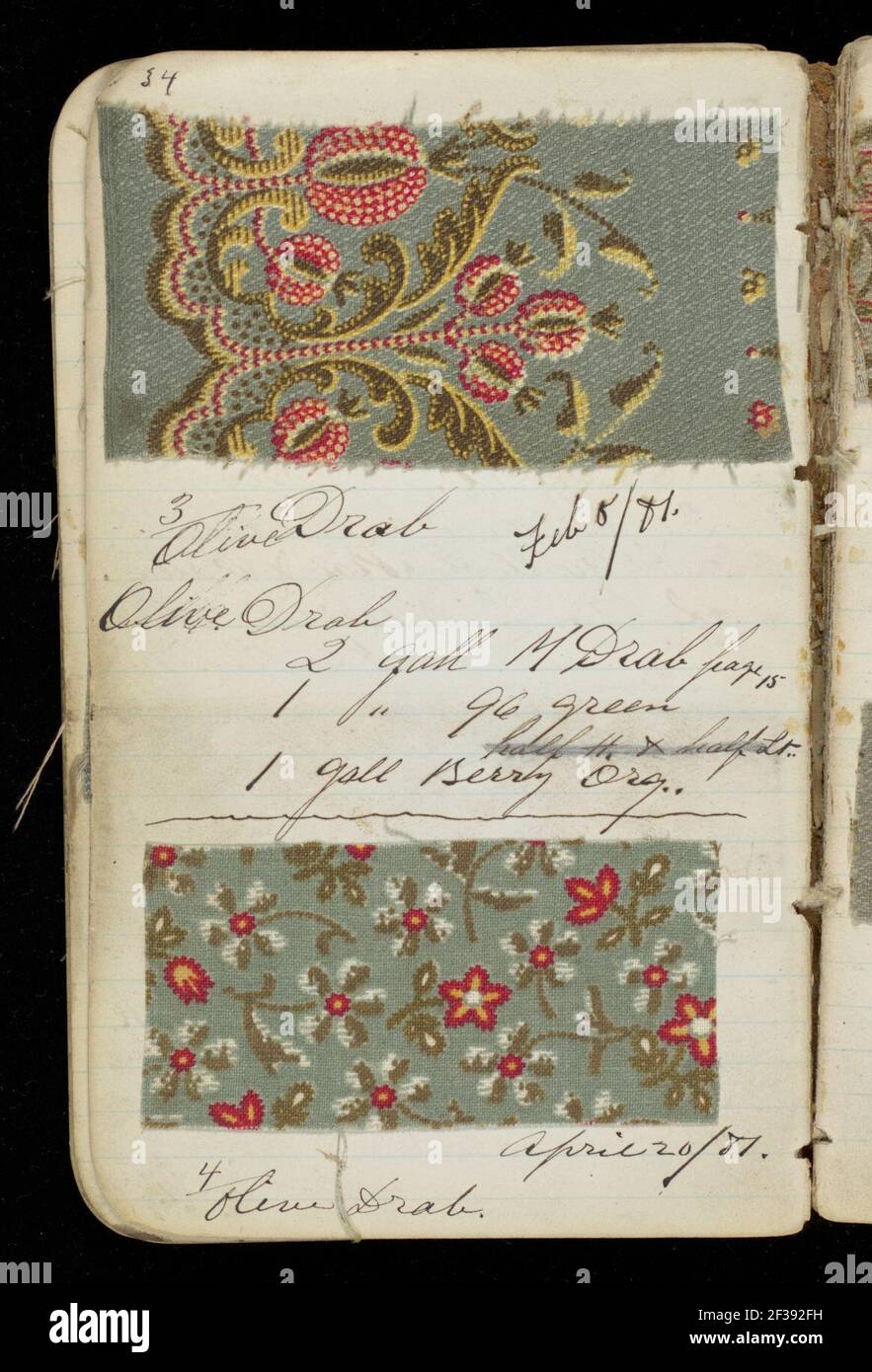 Printer's Sample Book (USA), 1880–81 Stock Photo - Alamy