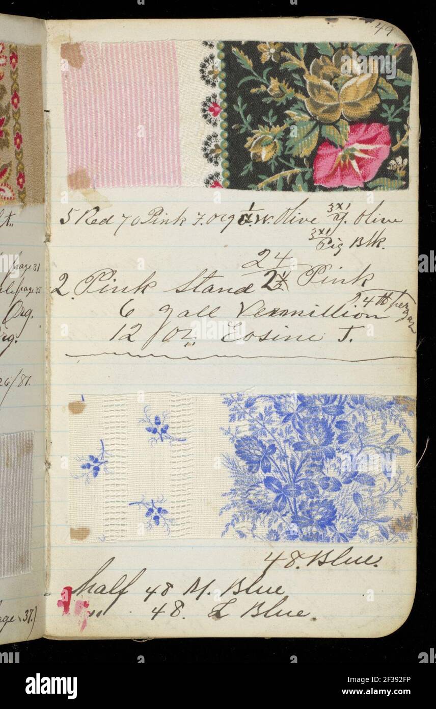 Printer's Sample Book (USA), 1880–81 Stock Photo - Alamy