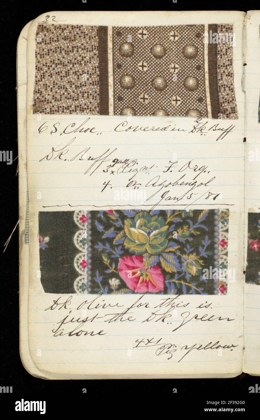Printer's Sample Book (USA), 1880–81 Stock Photo - Alamy