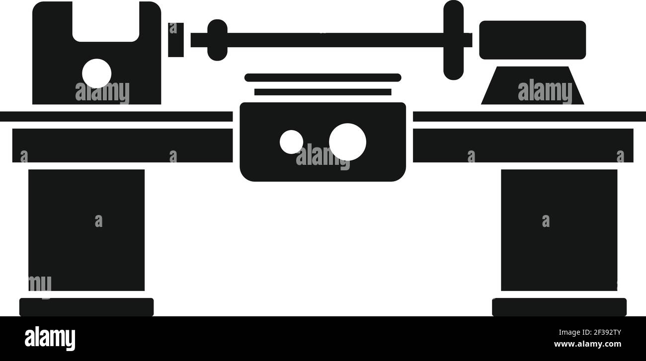 Work lathe icon, simple style Stock Vector Image & Art - Alamy
