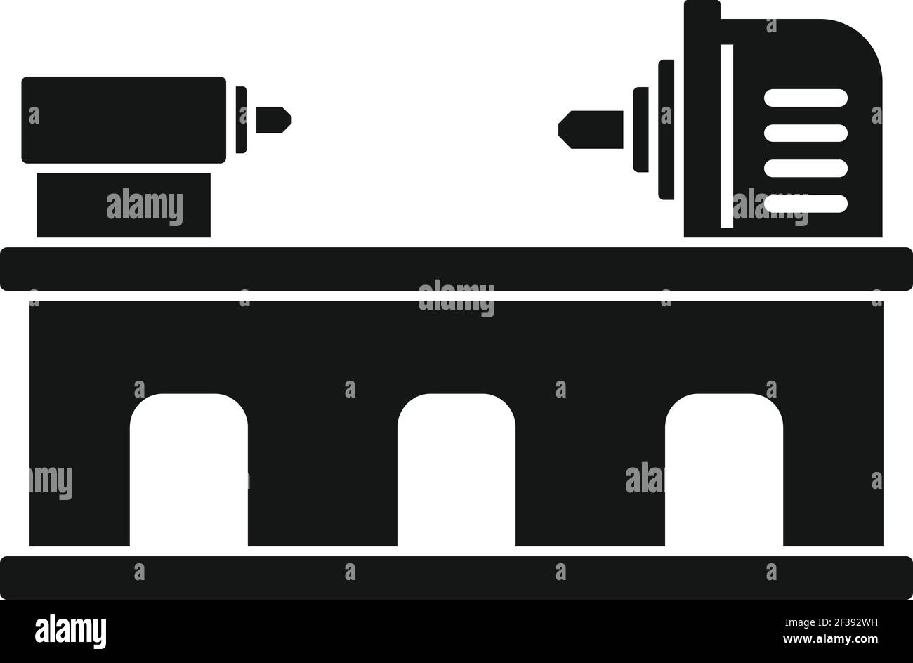 Industry lathe icon, simple style Stock Vector Image & Art - Alamy