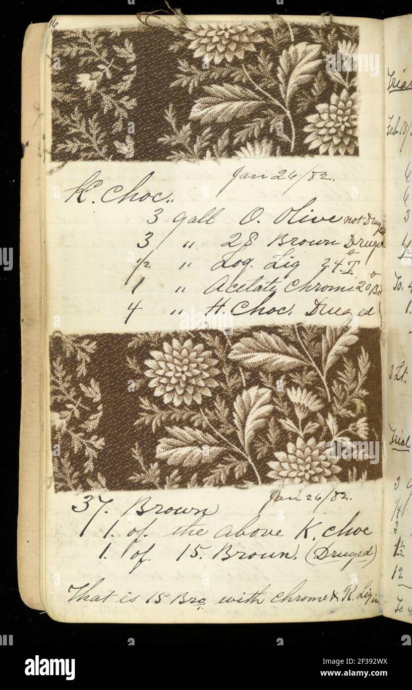 Printer's Sample Book (USA), 1882 Stock Photo - Alamy