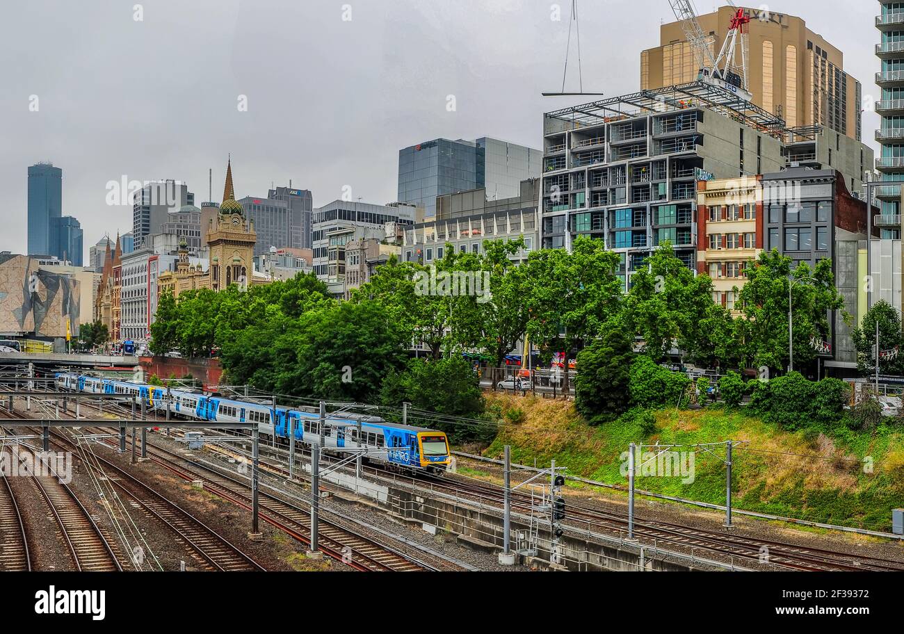 Melbourne metro construction hi-res stock photography and images - Alamy