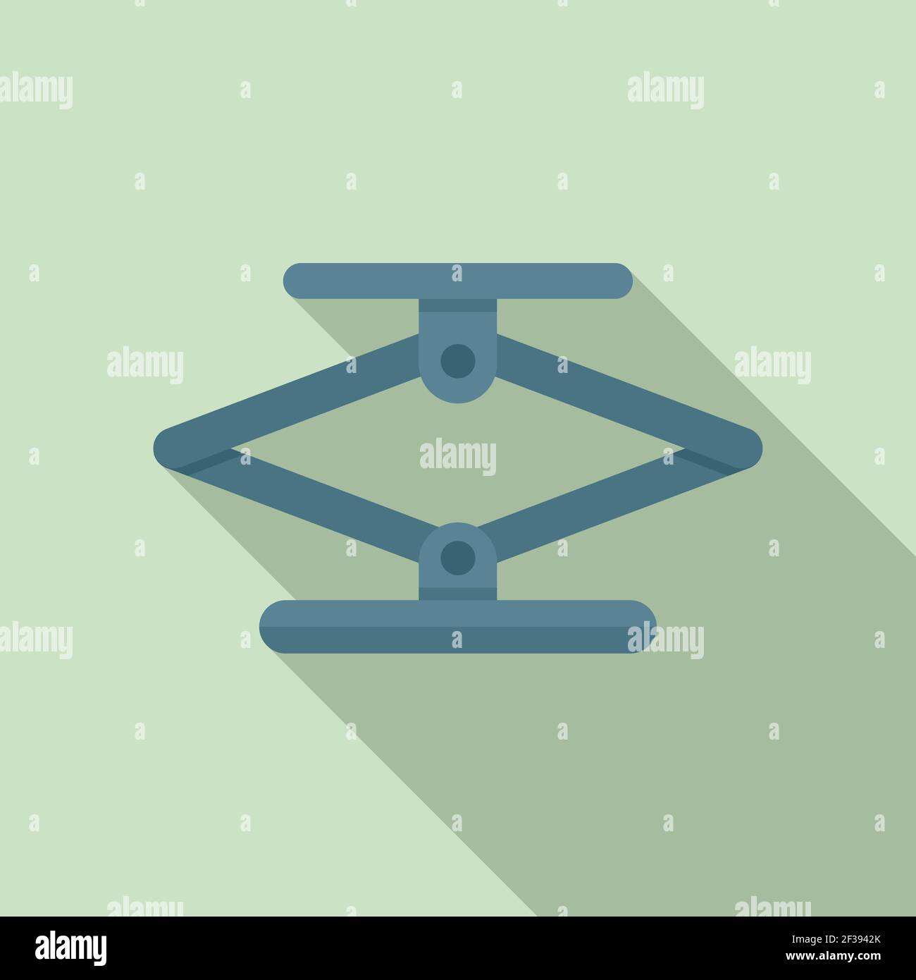 Jack screw icon, flat style Stock Vector Image & Art - Alamy