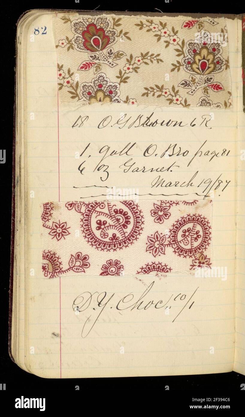 Printer's Sample Book, Book 3 1887, 1886–88 Stock Photo - Alamy