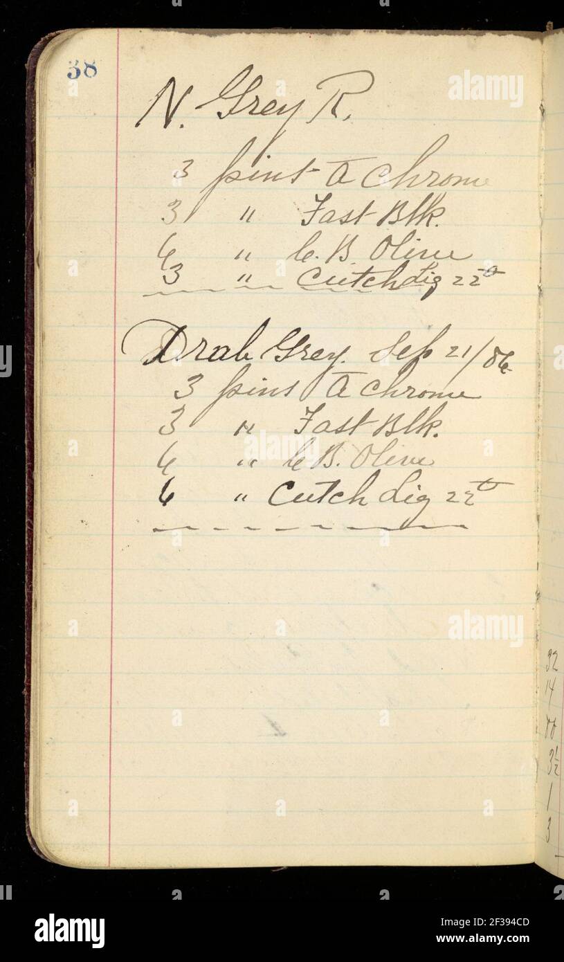 Printer's Sample Book, Book 3 1887, 1886–88 Stock Photo - Alamy