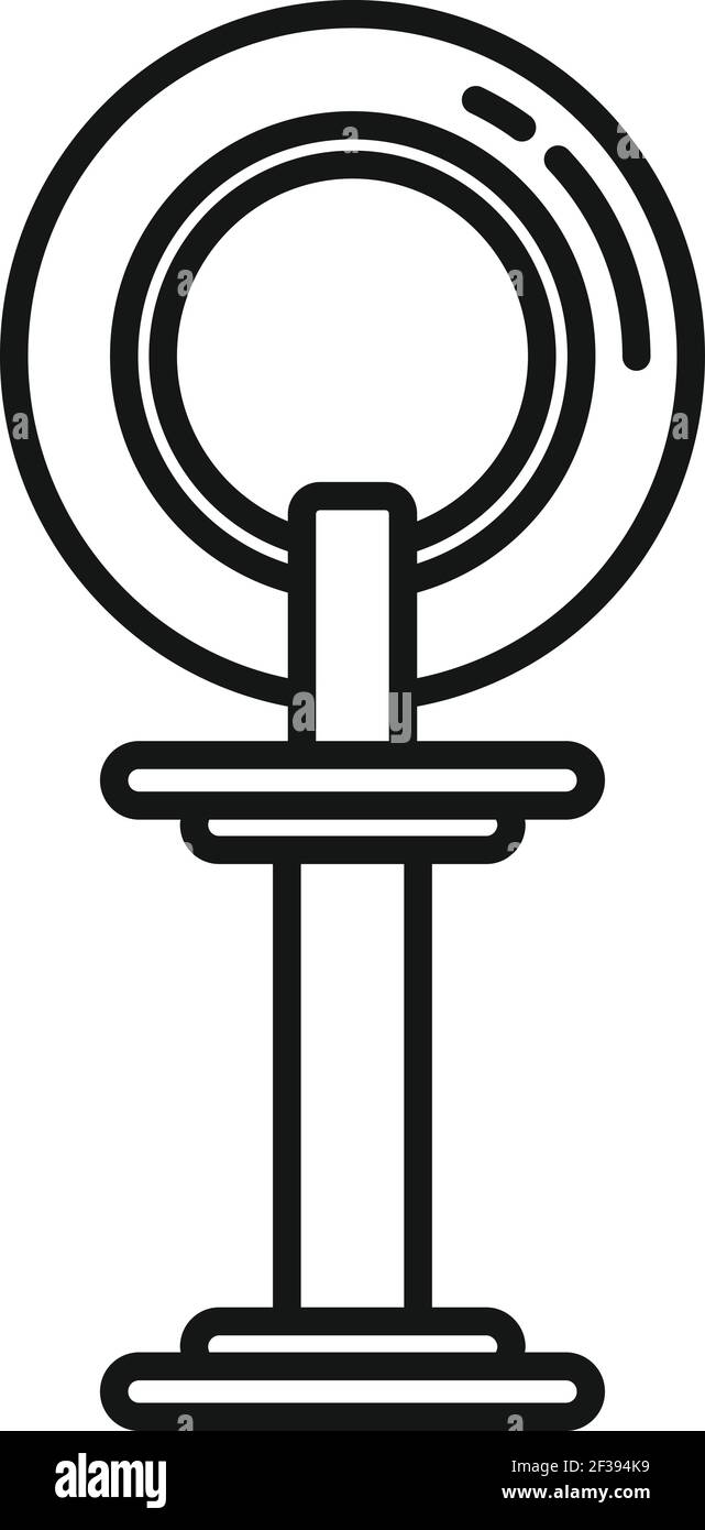 Tire repair icon outline Black and White Stock Photos & Images - Alamy