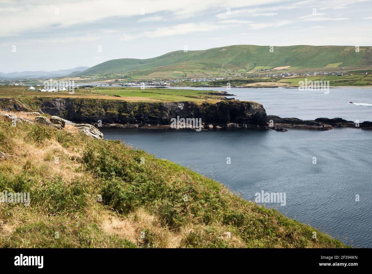 The Island of Valentia (in Gaelic Dairbhre), west of Ireland. Iveragh ...