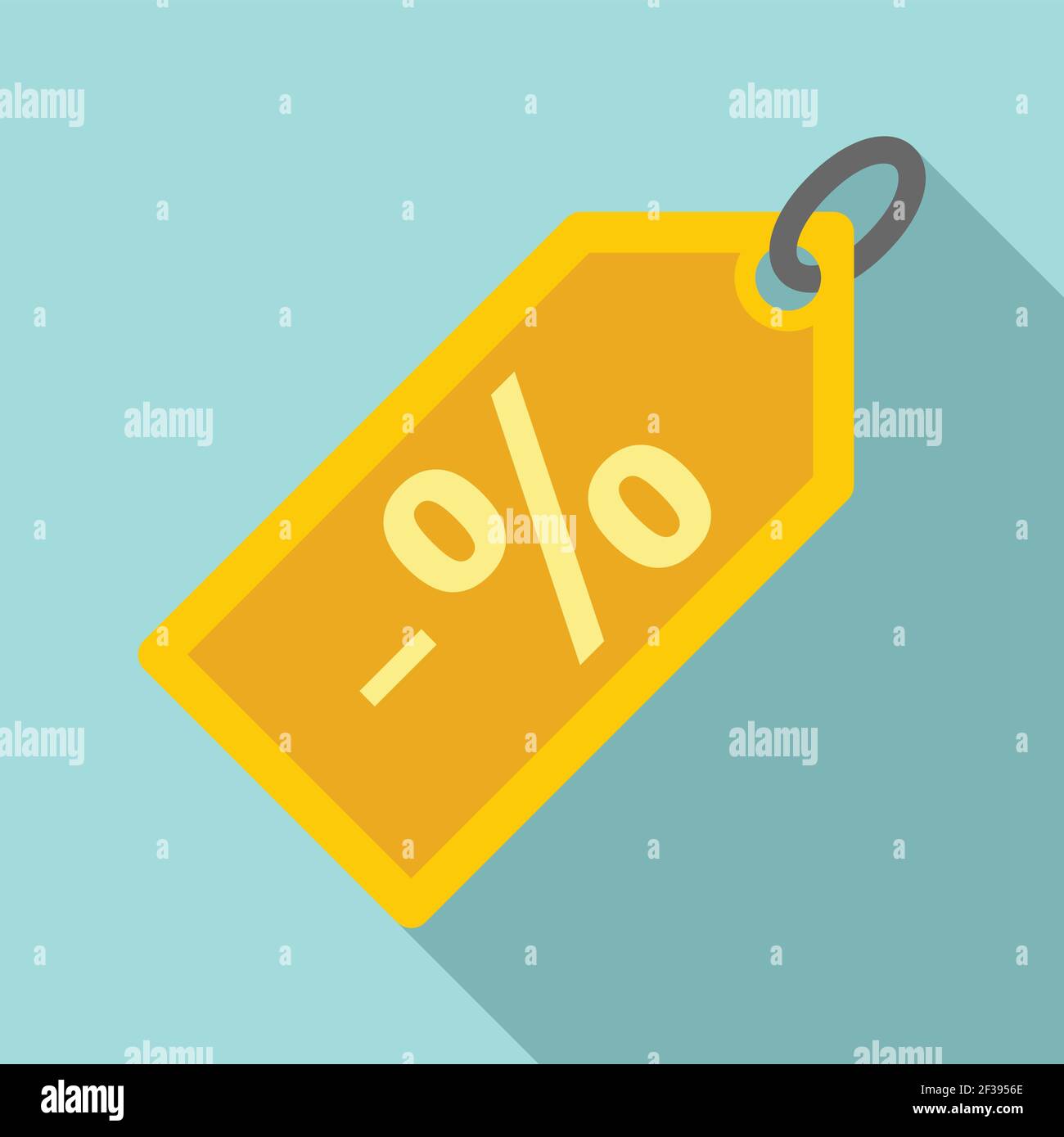 Sale price tag icon, flat style Stock Vector Image & Art - Alamy