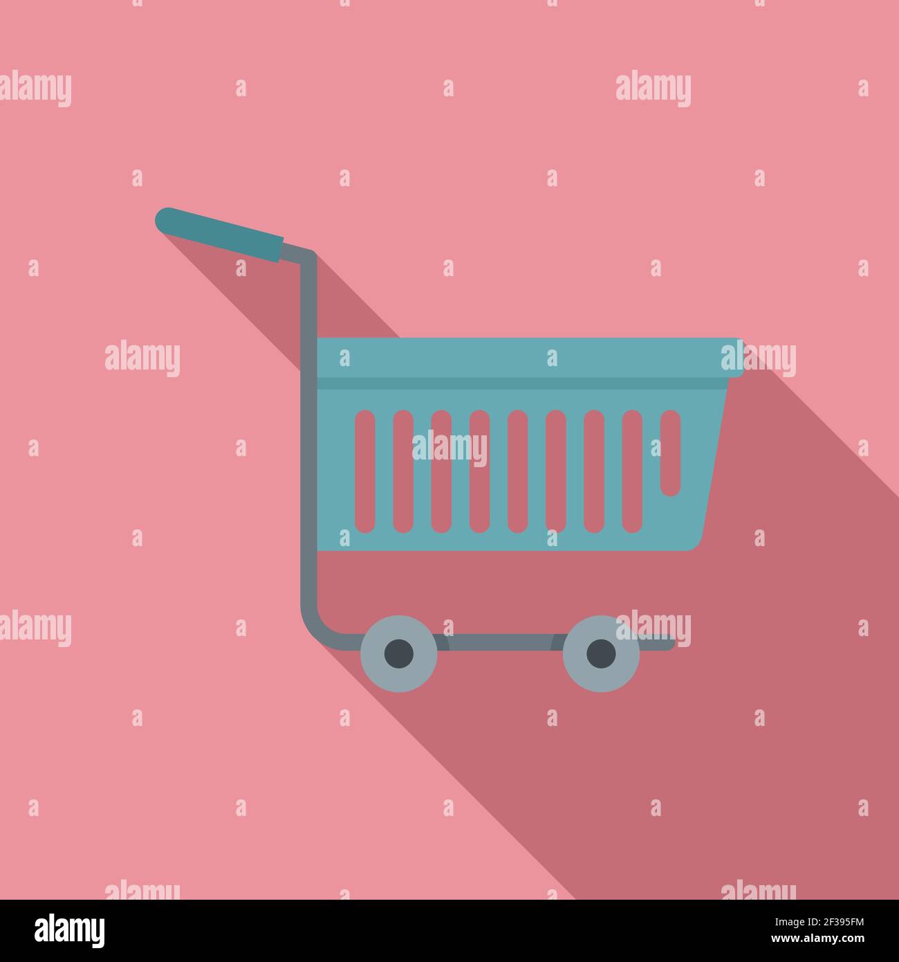 Shop market cart icon, flat style Stock Vector Image & Art - Alamy