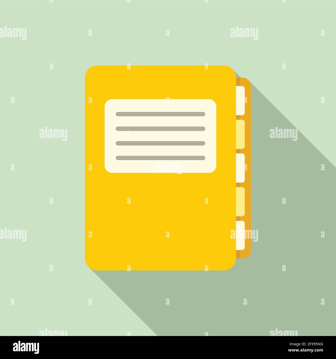 Purchasing manager folder icon, flat style Stock Vector Image & Art - Alamy