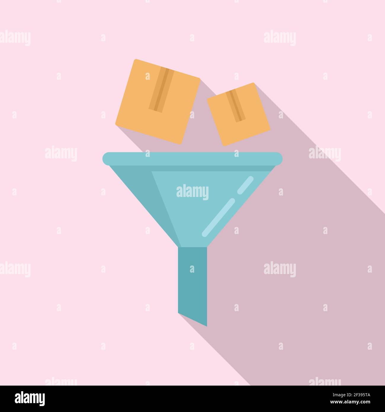 Shipping funnel Stock Vector Images - Alamy