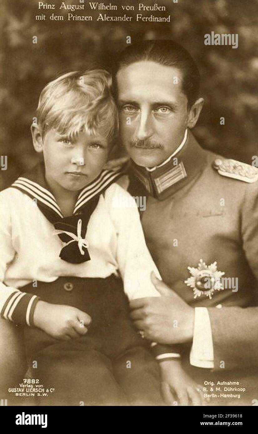 Prinz August Wilhelm von Preußen 2 Stock Photo - Alamy