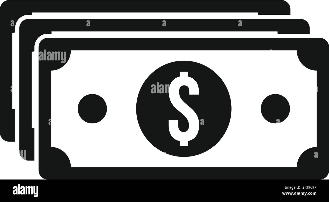 Cash money icon, simple style Stock Vector Image & Art - Alamy