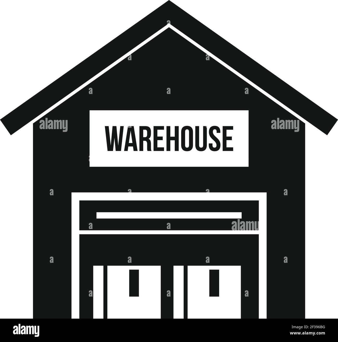 Warehouse Icon Simple Style Stock Vector Image And Art Alamy