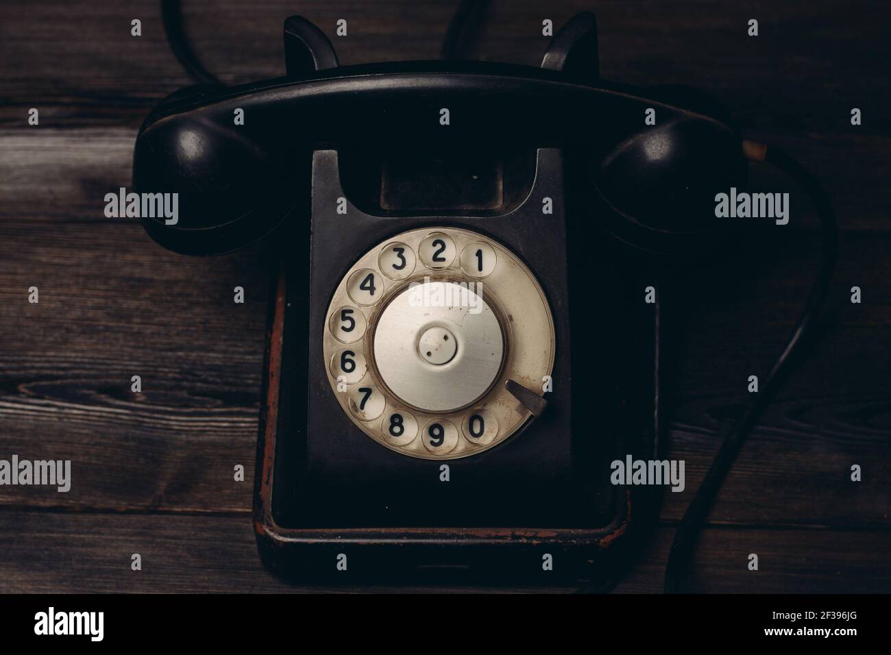 retro telephone old technology communication vintage office Stock Photo ...
