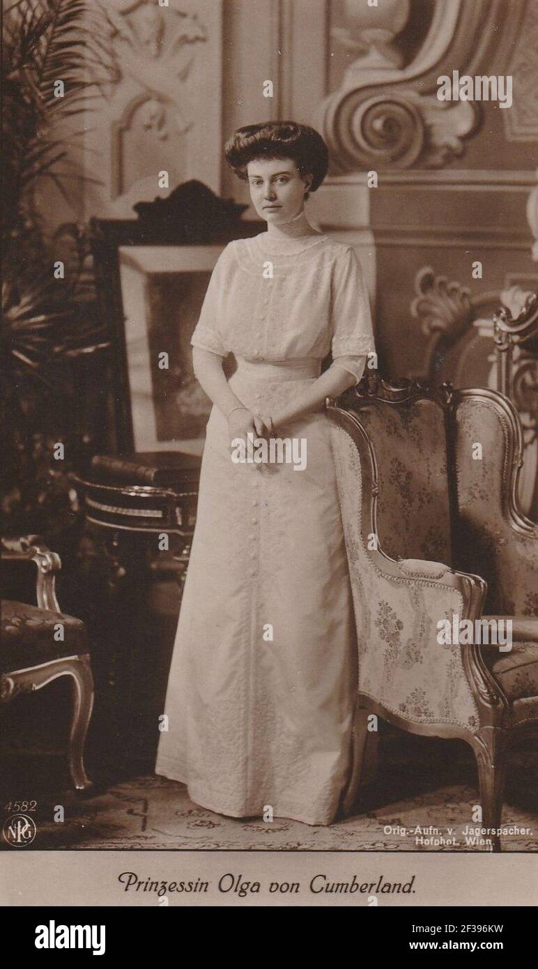 Prinzessin Olga von Cumberland Stock Photo - Alamy