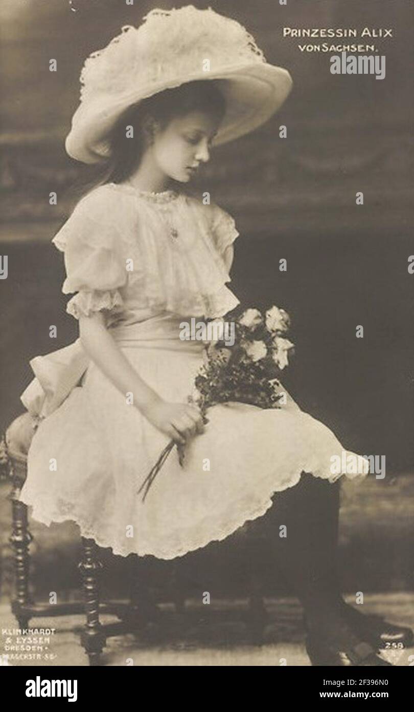 Prinzessin Maria Alix von Sachsen Stock Photo - Alamy