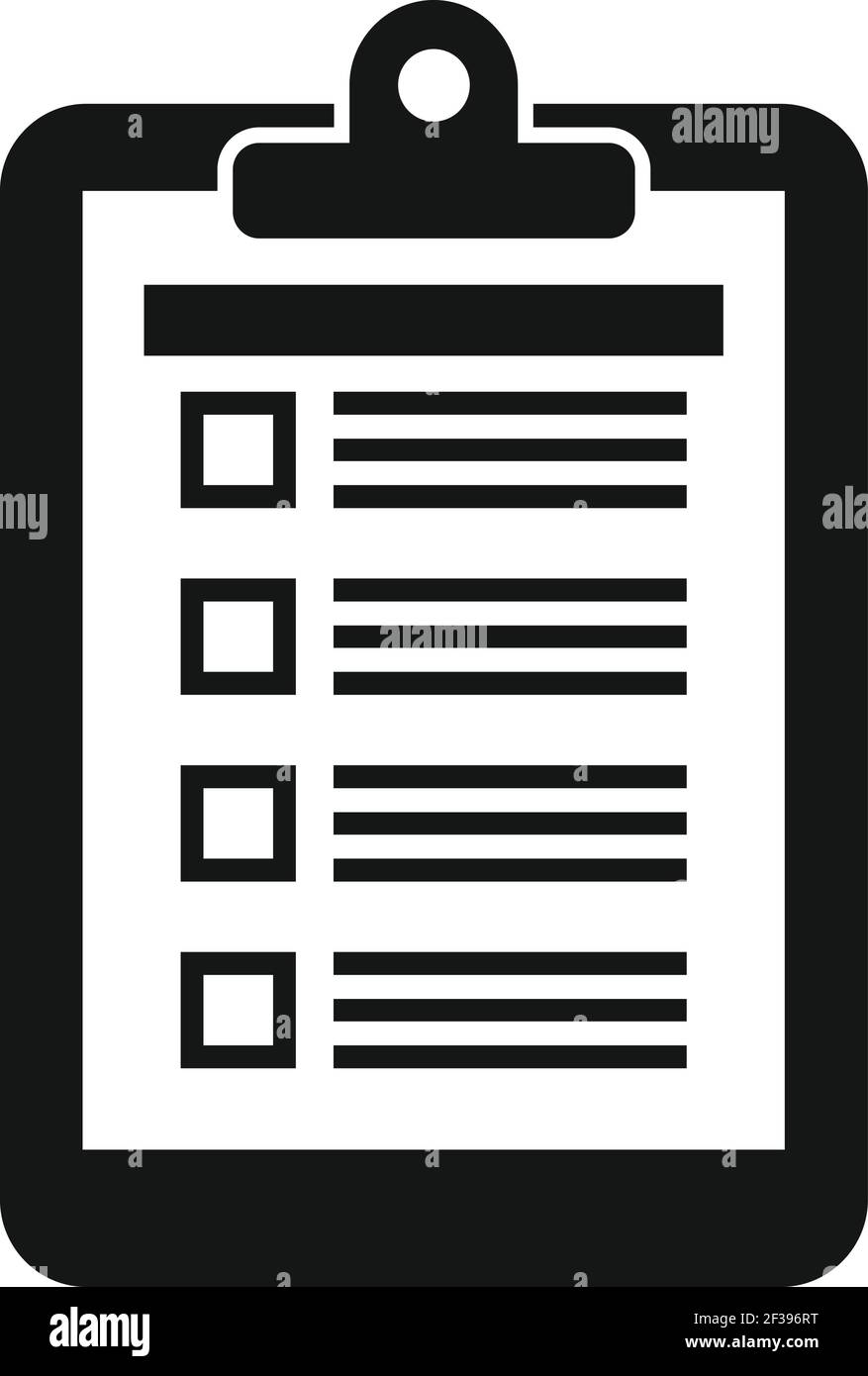 Manager clipboard icon, simple style Stock Vector Image & Art - Alamy