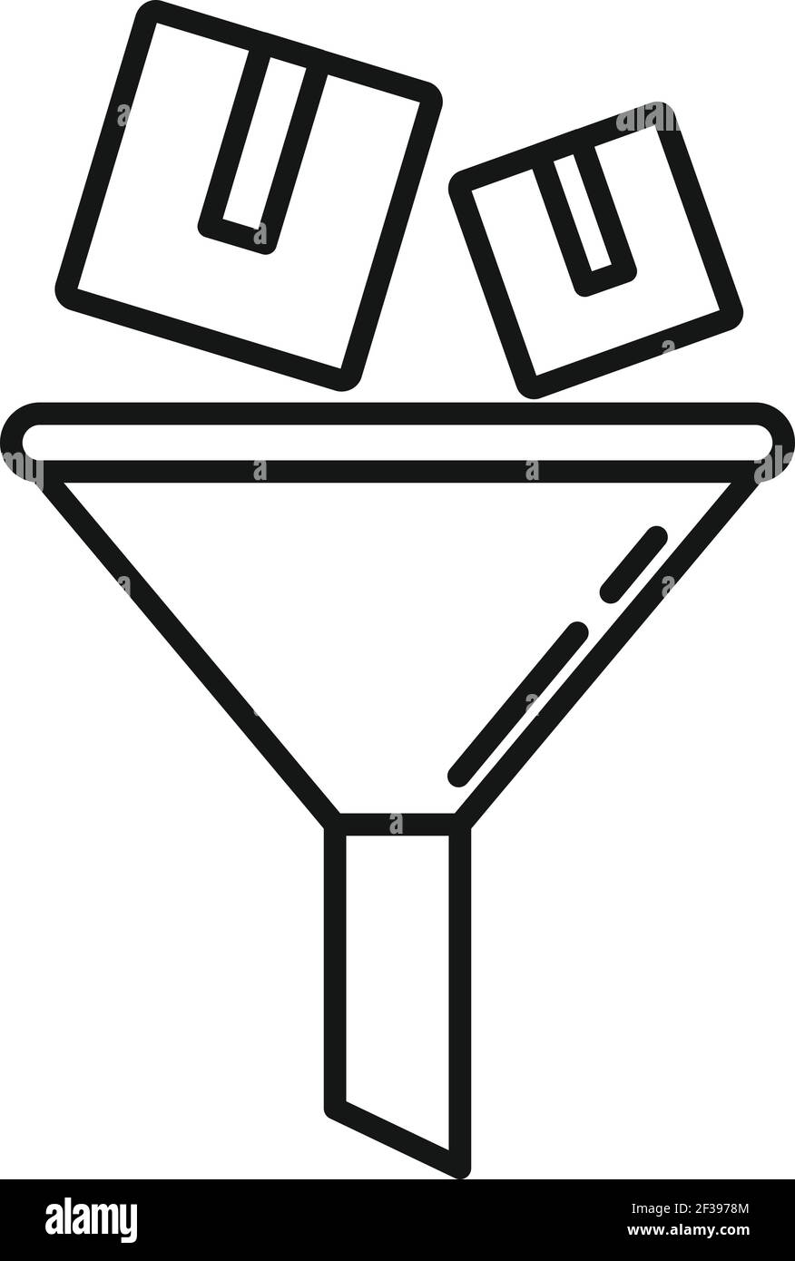 Shipping funnel Cut Out Stock Images & Pictures - Alamy