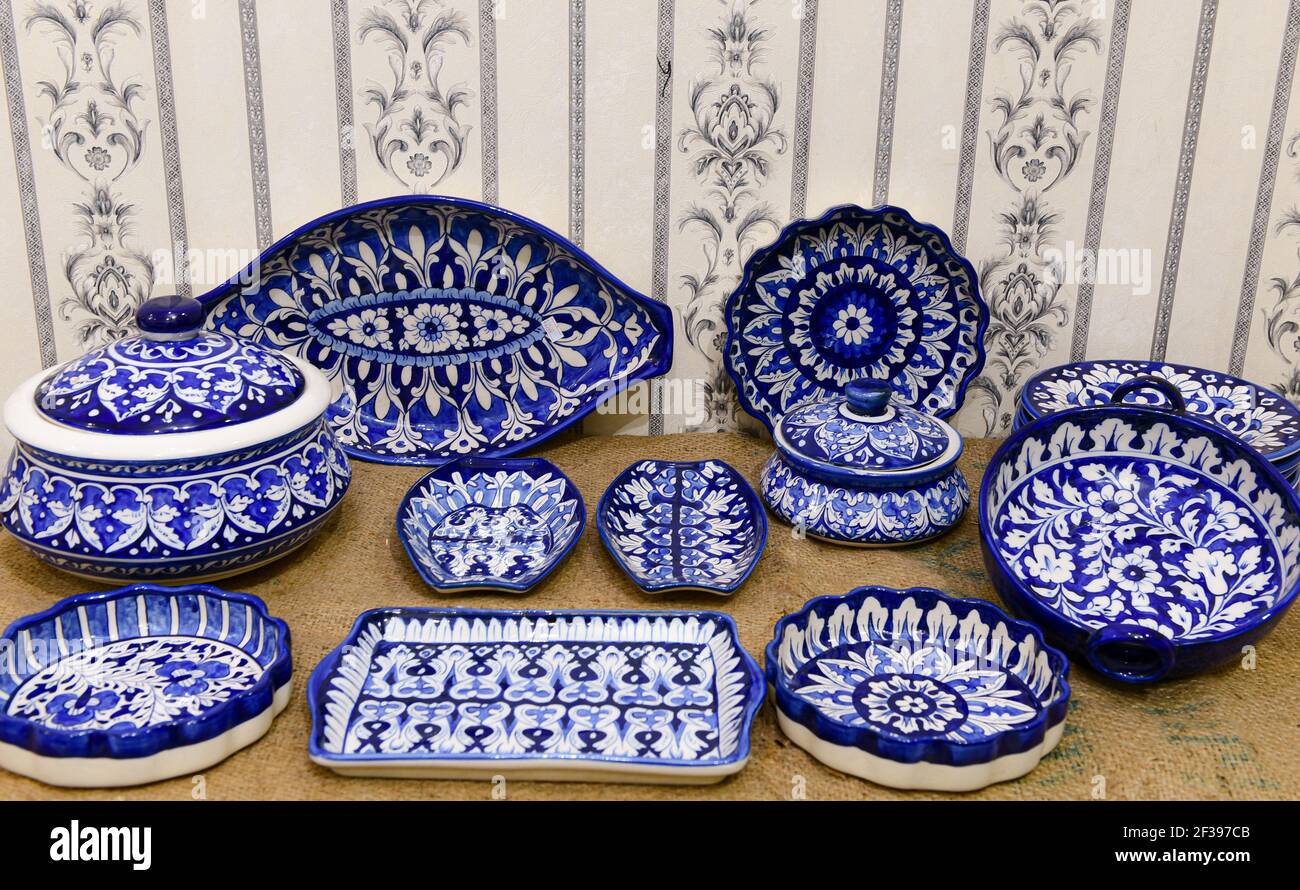 Blue Pottery is widely recognized as a traditional craft of Jaipur of ...