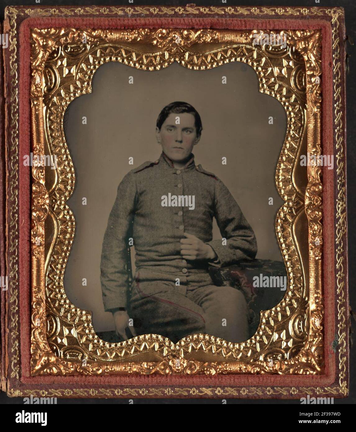 Private Christopher Swann of Powhatan Virginia Light Artillery Battery ...