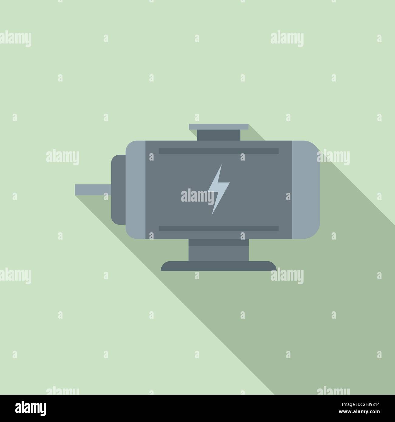 Hybrid engine icon, flat style Stock Vector Image & Art - Alamy