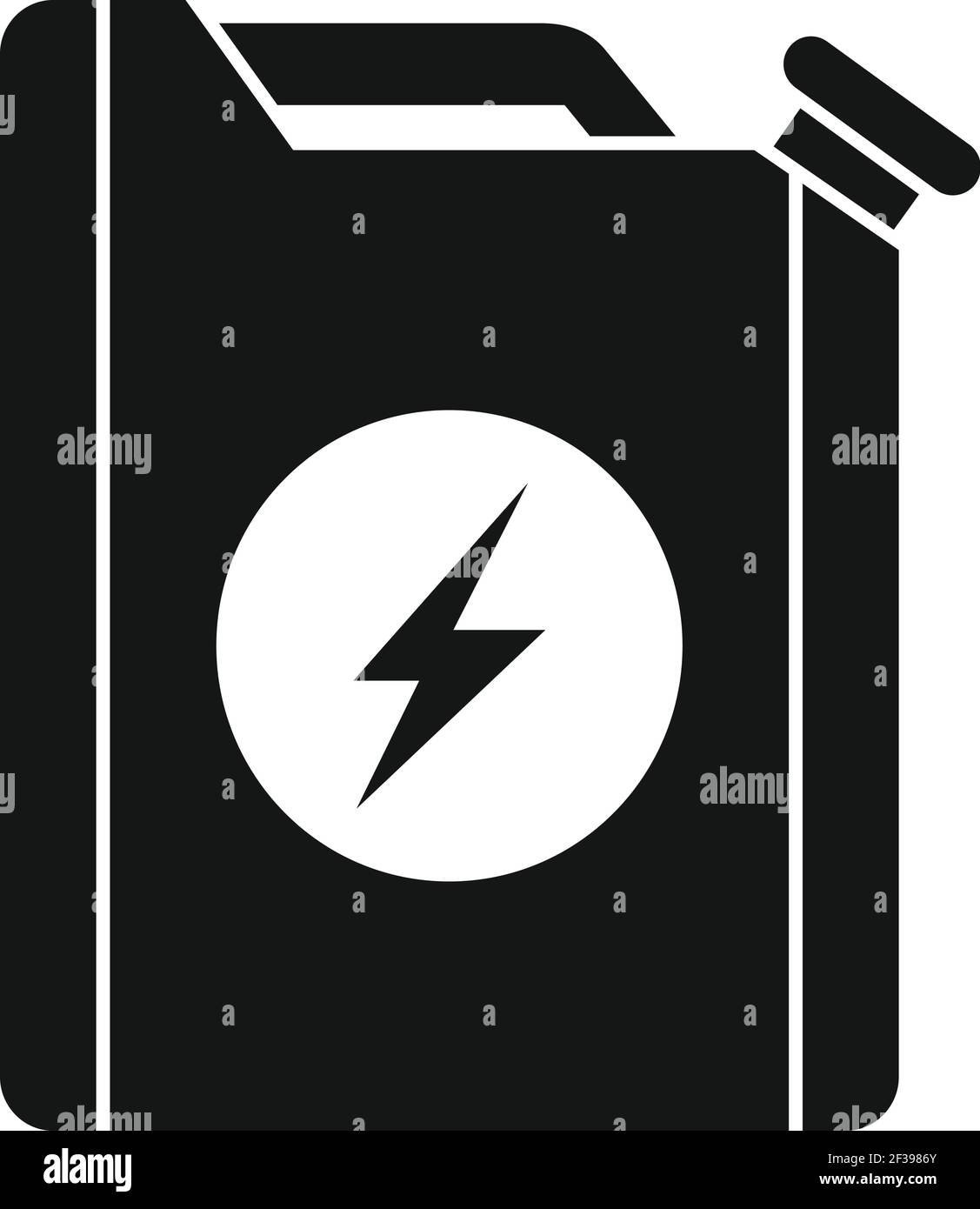 Hybrid Car Fuel Canister Icon Simple Style Stock Vector Image And Art