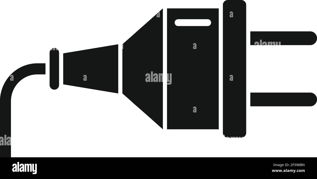 Electric plug icon, simple style Stock Vector Image & Art - Alamy