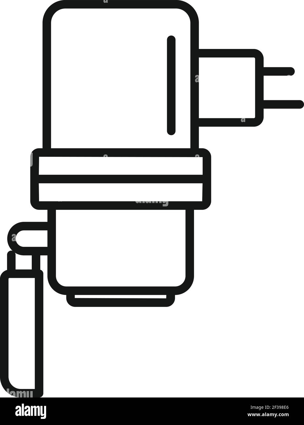 Electric vehicle charging supercharger Stock Vector Images - Alamy