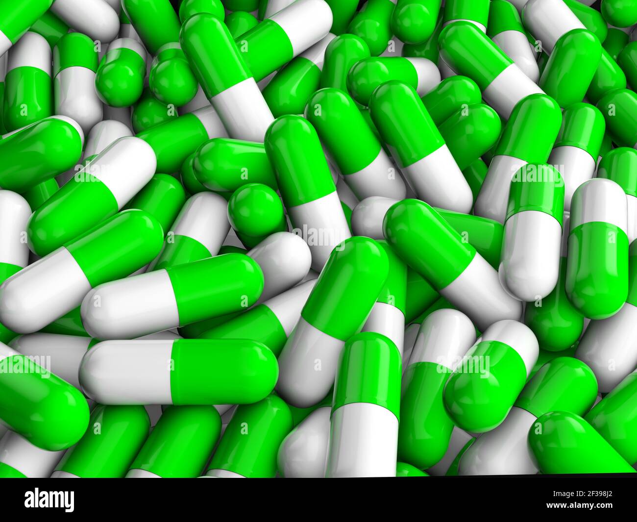 Background formed by capsule pills. 3d illustration Stock Photo - Alamy