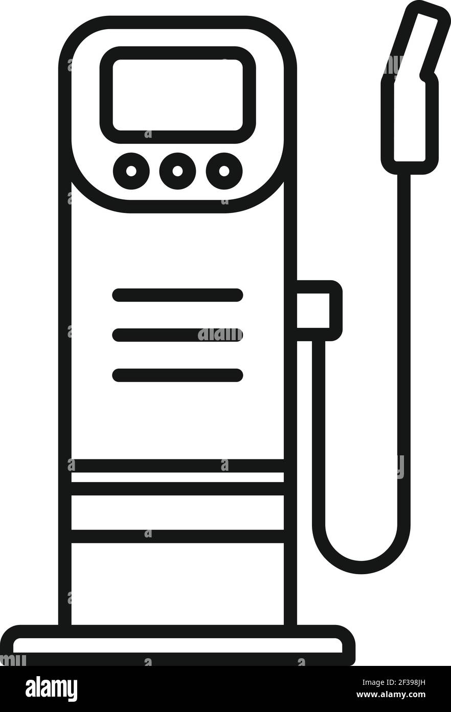 Auto energy station icon, outline style Stock Vector Image & Art - Alamy