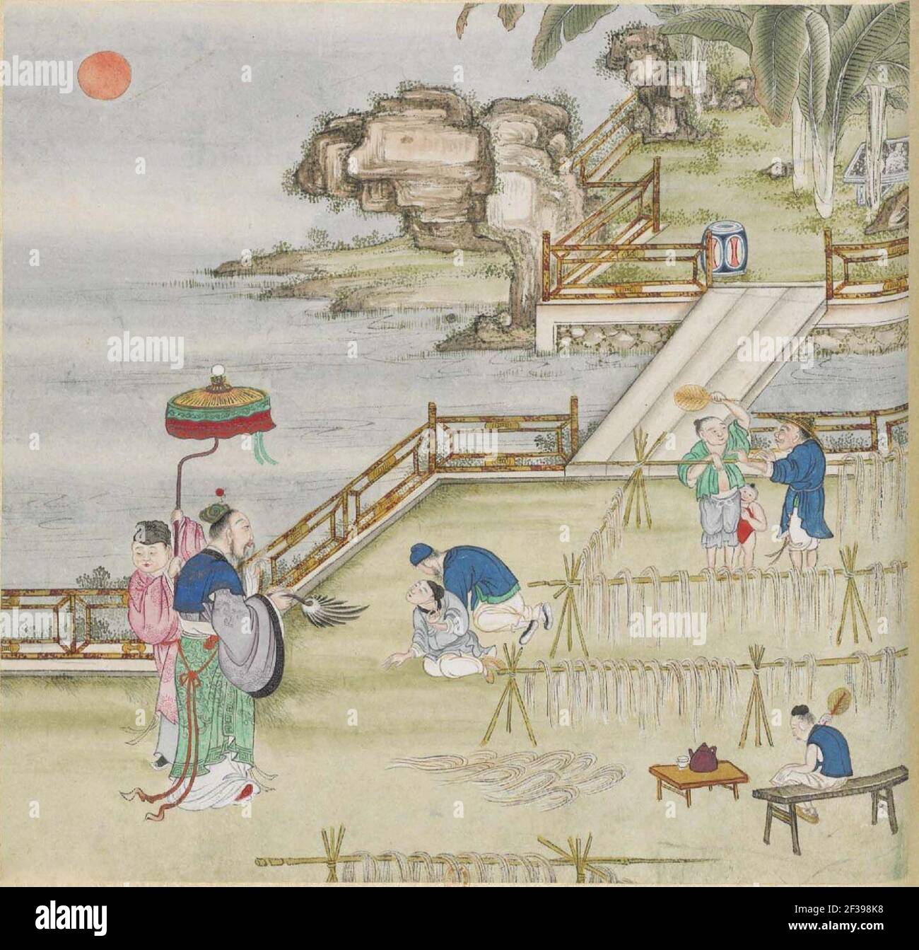 Process of Bamboo paper - Insolation Stock Photo - Alamy