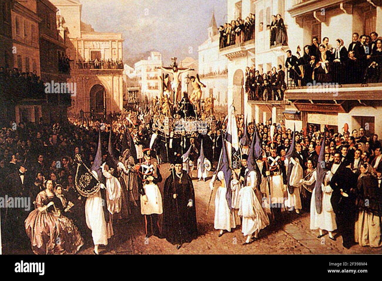 Procesión del Viernes Santo en Sevilla (1855 Stock Photo - Alamy