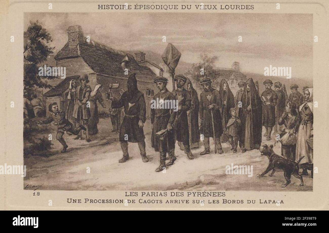 Procession de cagots Stock Photo - Alamy