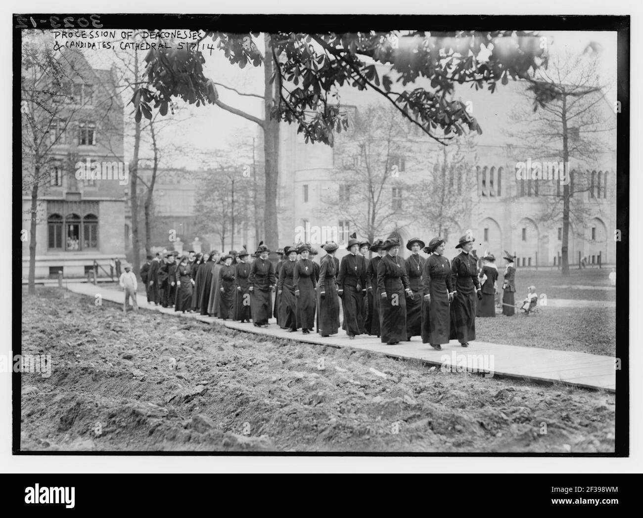 Procession of Deaconesses and Candidates, Cathedral, 5-7-14 Stock Photo ...