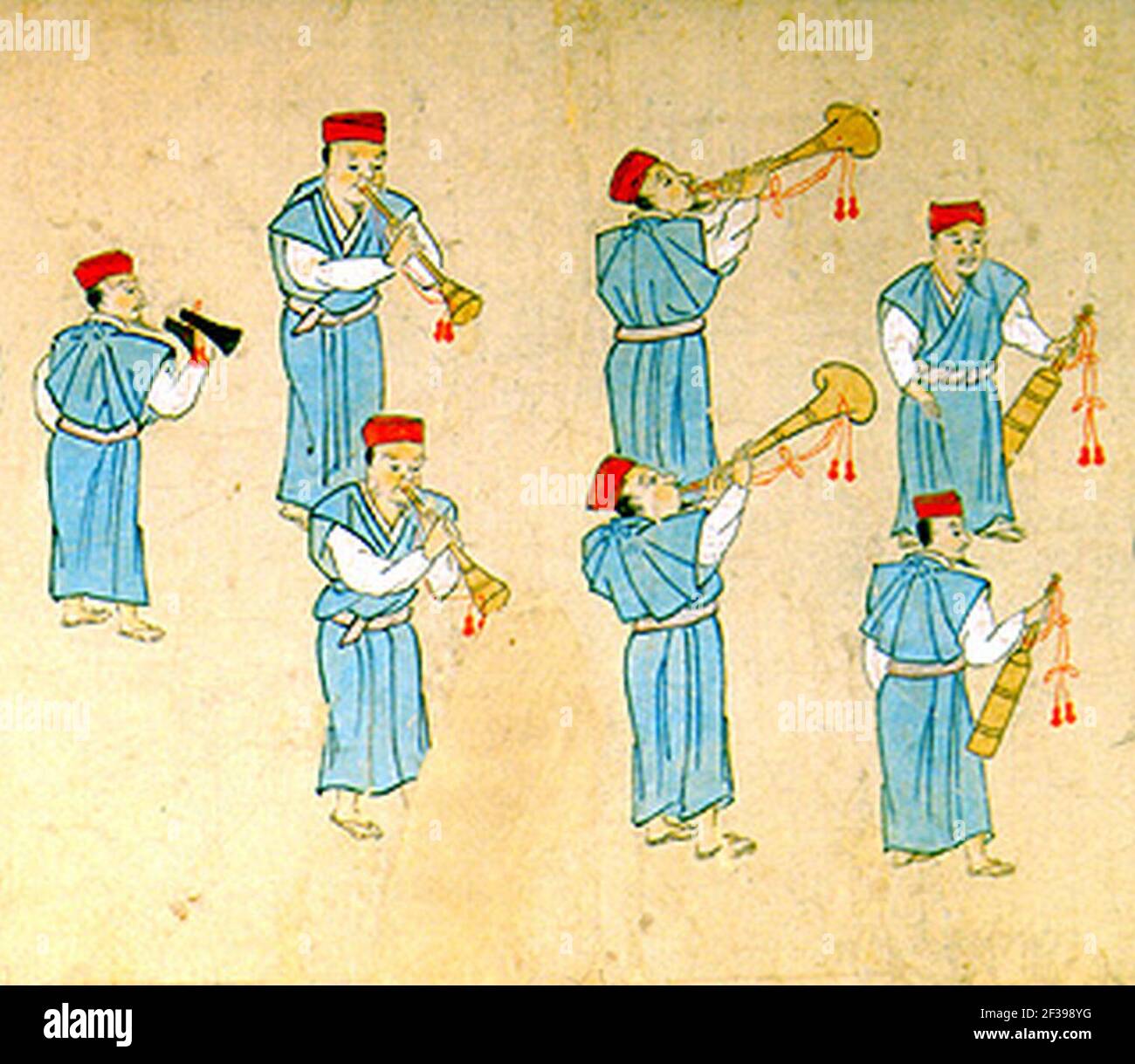 Procession on a Mission to the Ryukyus 2 Stock Photo - Alamy
