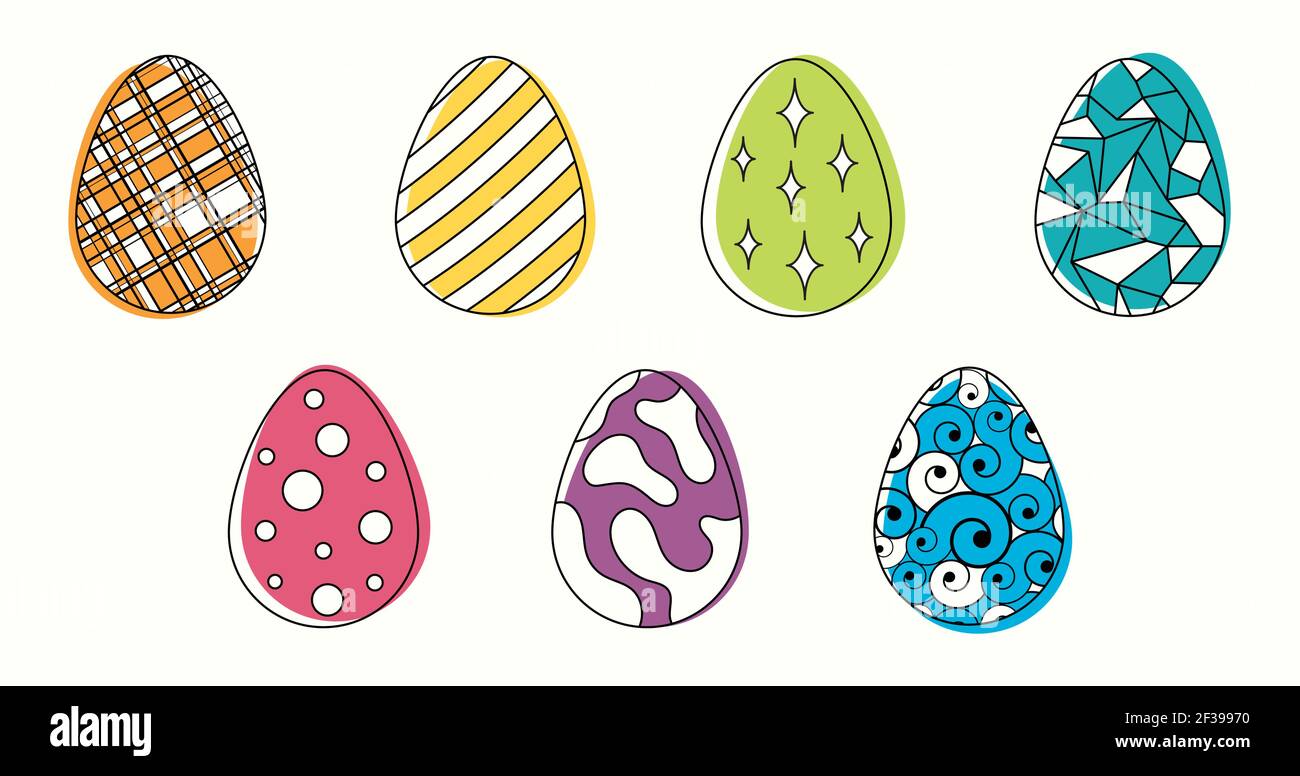 Rainbow colours at easter Stock Vector Images - Alamy